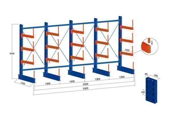 Kragarmregal, Kragarm für Rohre etc.! (Neu und originalverpackt) in ...