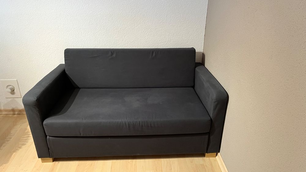 Ikea Schlafsofa dunkelblau | Kaufen auf Ricardo