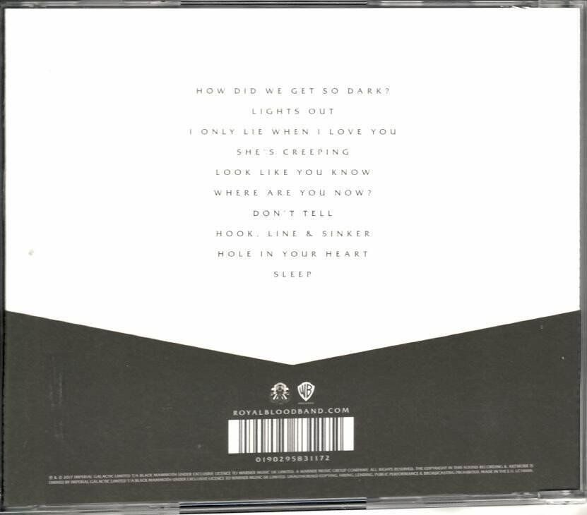 Royal Blood - How did we get so dark (CD) | Kaufen auf Ricardo Royal Blood - How did we get so dark (CD) | Kaufen auf Ricardo