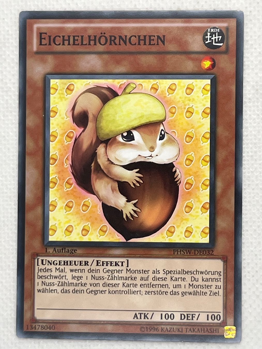 Yu-Gi-Oh! Karte: Eichelhörnchen - Selten und Top Zustand! (Gebraucht ...