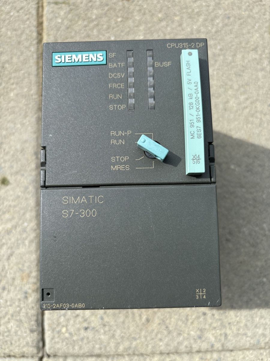 Siemens Simatic S7-300 CPU 315-2 DP Steuerung, Top! (Gebraucht) in Inwil für CHF 50 – mit ...
