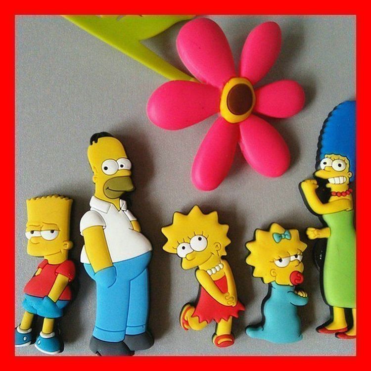 Simpsons Magnet Set Kühlschrank Simpson Springfield Lisa (Neu und ...