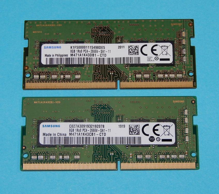 Samsung 16 GB DDR4 Memory für Notebooks | Kaufen auf Ricardo