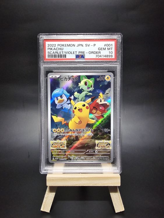 Pikachu SV-P 001 #PSA10 # JPN # Pokémon (Neu und originalverpackt) in Mendrisio für CHF 49.9 ...