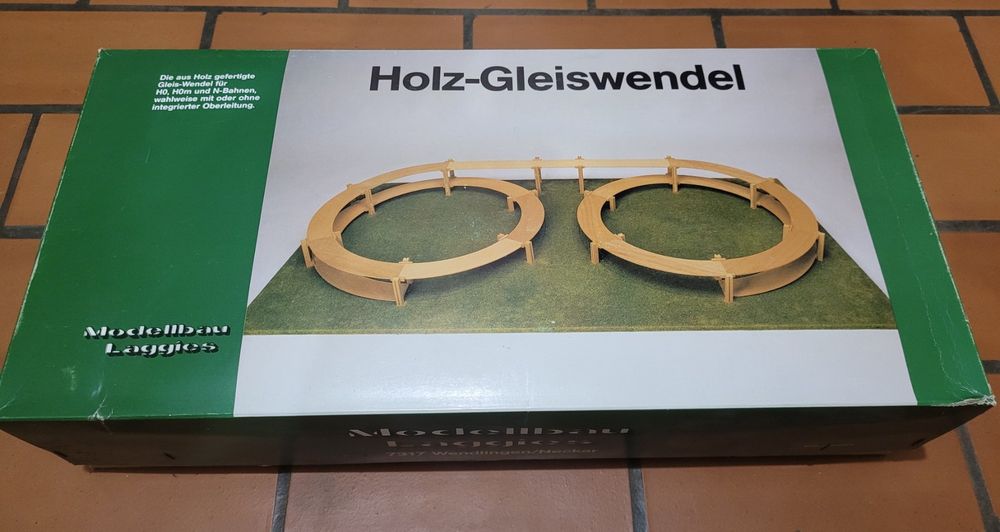Holz Gleiswendel H0 Bausatz (Modellbau Laggies) (Gebraucht) in ...