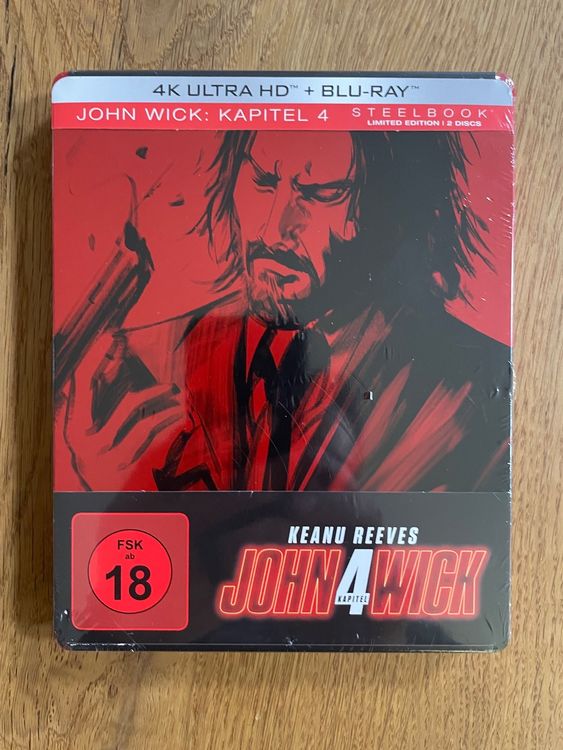 John Wick 4 Steelbook 4K UHD Bluray | Kaufen auf Ricardo