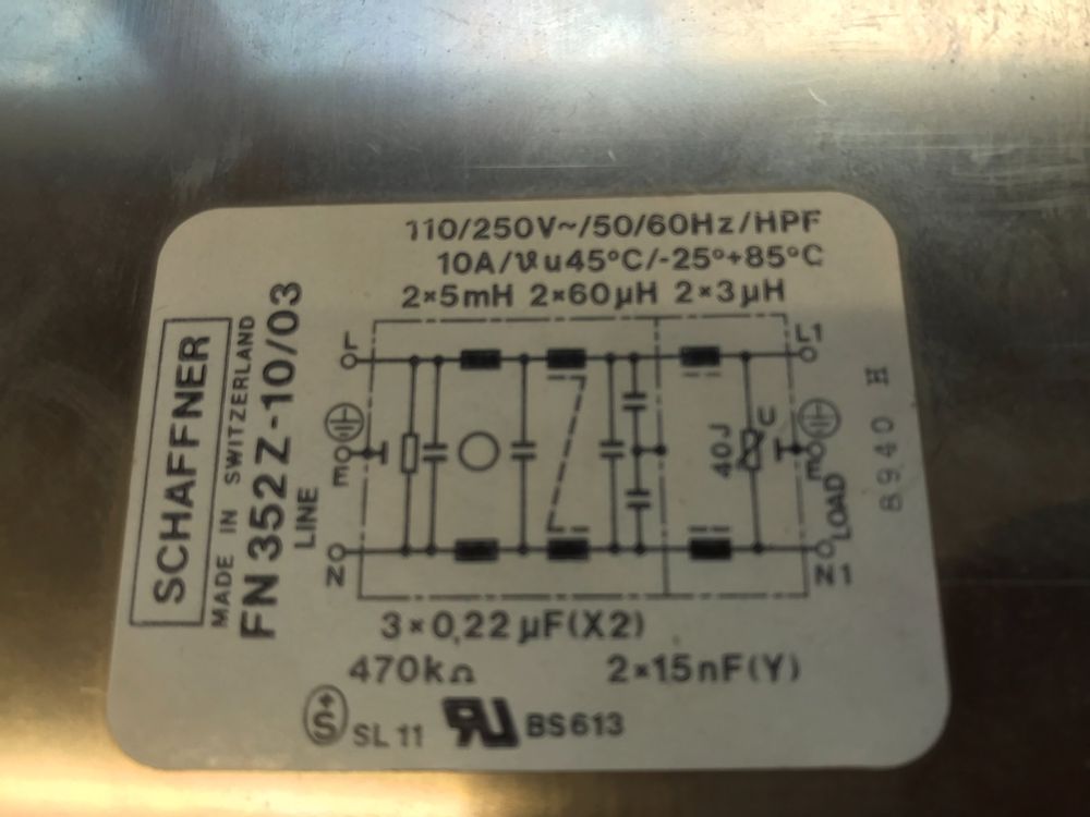 Entstörfilter "Schaffner" (Neu und originalverpackt) in Küblis für CHF ...