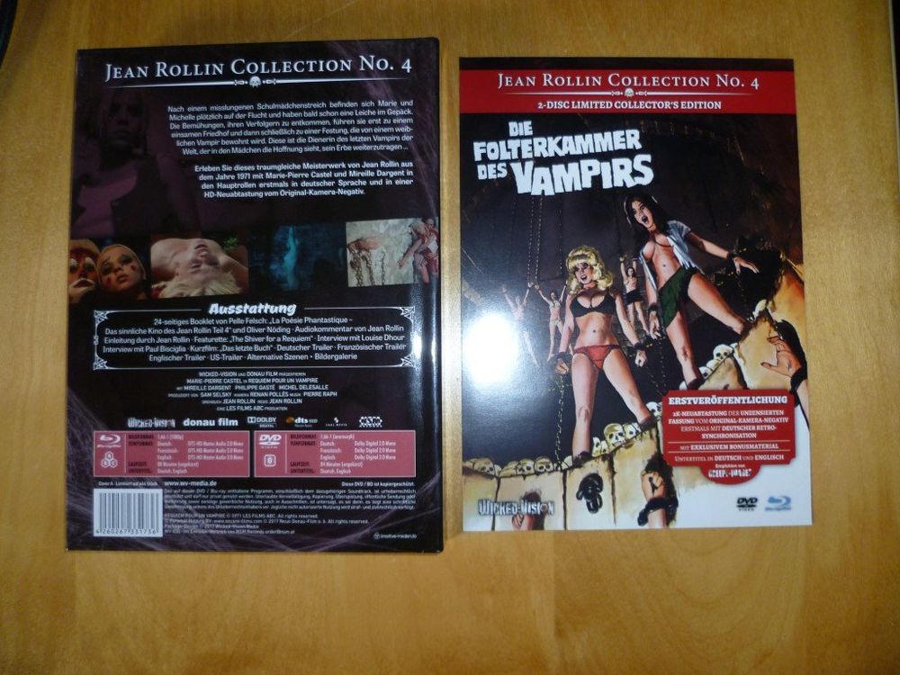 Folterkammer des Vampirs - Jean Rollin - Mediabook [Blu-Ray] (Gebraucht ...