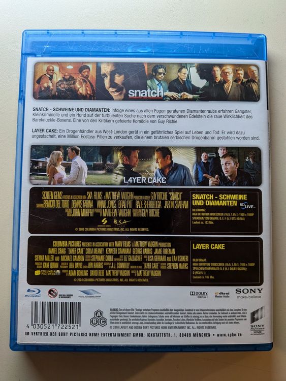 Snatch & Layer Cake [2 Blu-rays] (Gebraucht) in Port für CHF 6.5 – mit ...
