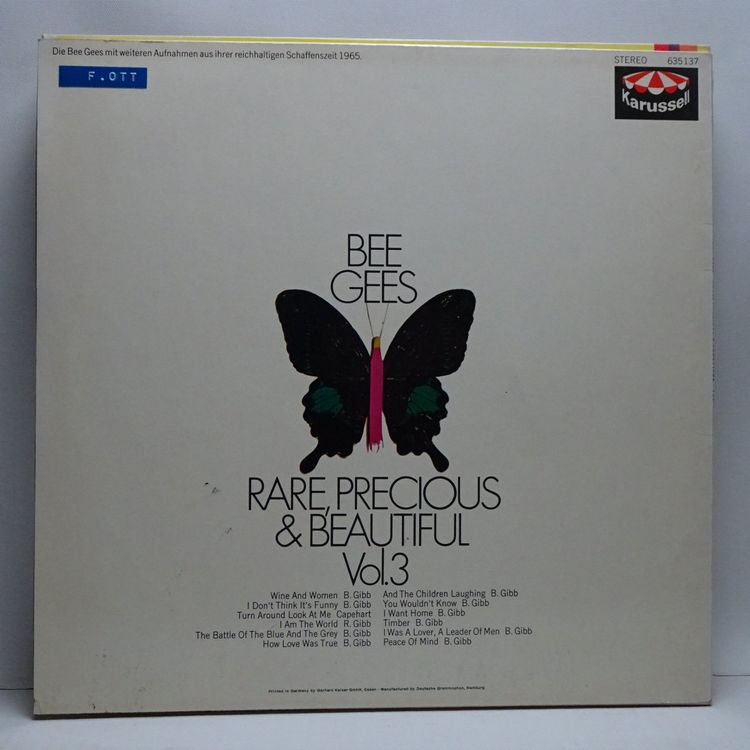 Bee Gees – Rare Precious & Beautiful Vol. 3 | Acheter sur Ricardo