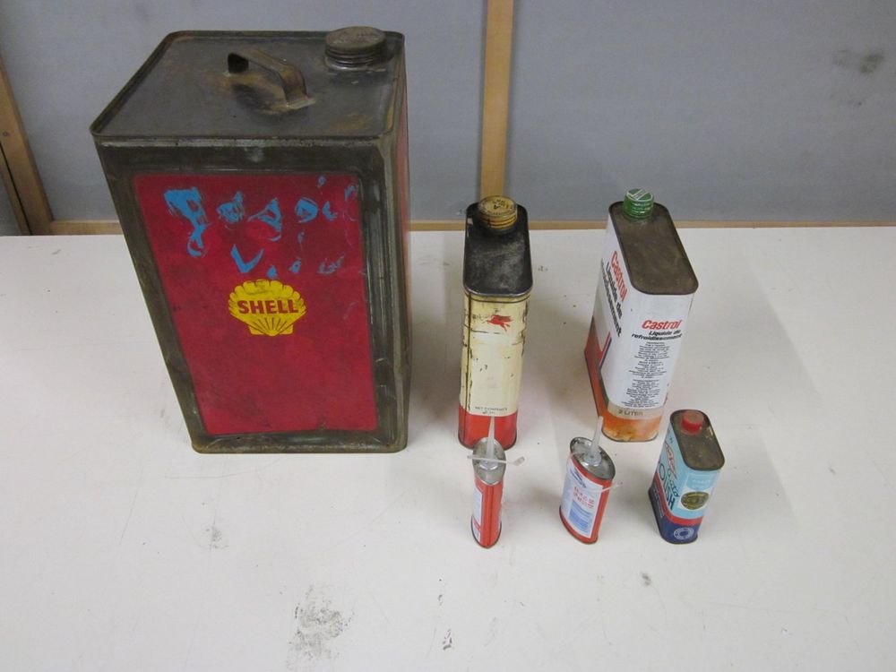 SHELL MOBILOIL Oelkanne öldose Bidon Huile Oldtimer | Kaufen auf Ricardo