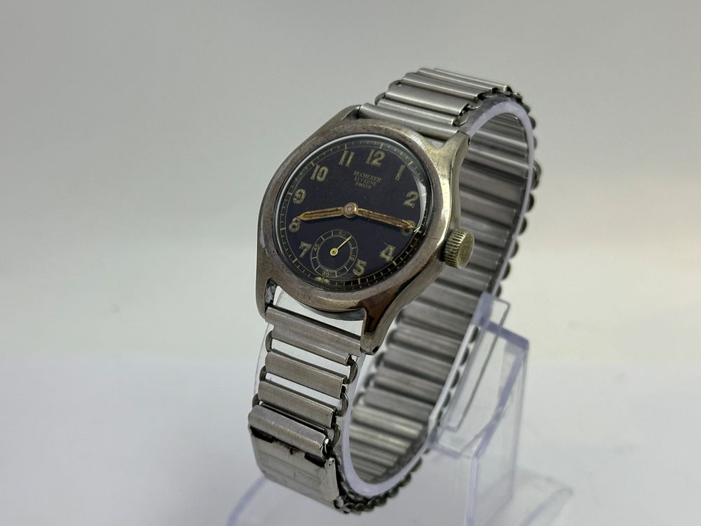 Bucherer Lucerne Vintage Military Uhr Radium Zifferblatt (Gebraucht) in ...