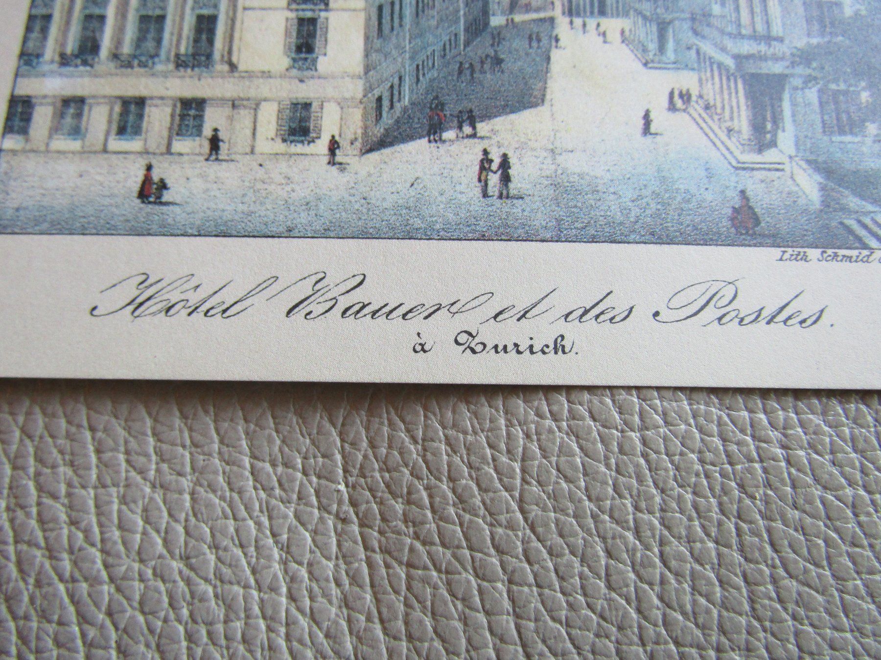 Hotel Baur et des Postes in Zürich (Nr.14) (Gebraucht) in ...