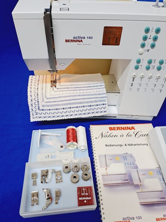 BERNINA ACTIVA 140 WIE NEU GARANTIE 3MT FRISCH REVIDIERT (Gebraucht) in ...