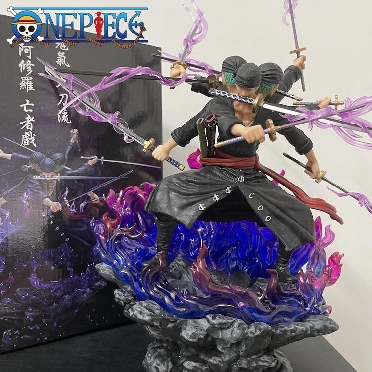 40cm Anime ein Stück Zoro Figur Wano Oniga shima 9 Schwerter (Neu ...