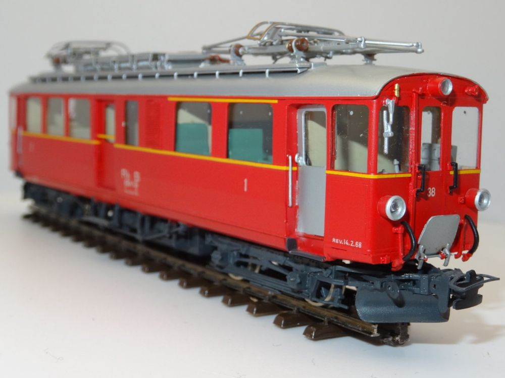 Lemaco H0m-008/1, RhB ABDe 4/4, Nr: 38, 1911, Triebwagen (Neu (gemäss Beschreibung)) in Kloten ...