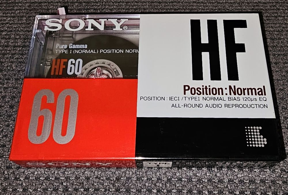 SONY "HF 60" vintage cassette audio made in 1990"not for CD" (Neu und ...