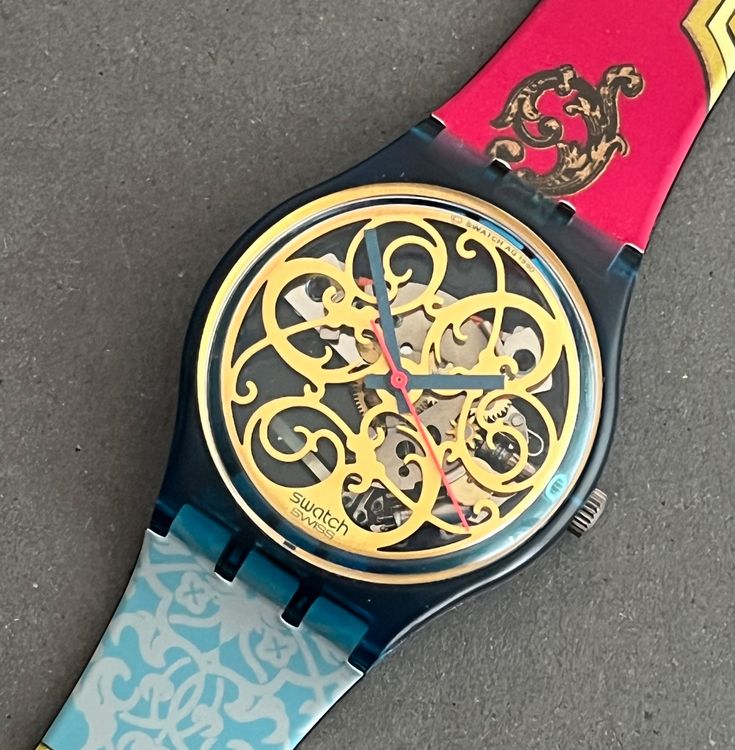Swatch Stucchi GN107 1990 selten - Top Zustand OVP (Neu und ...