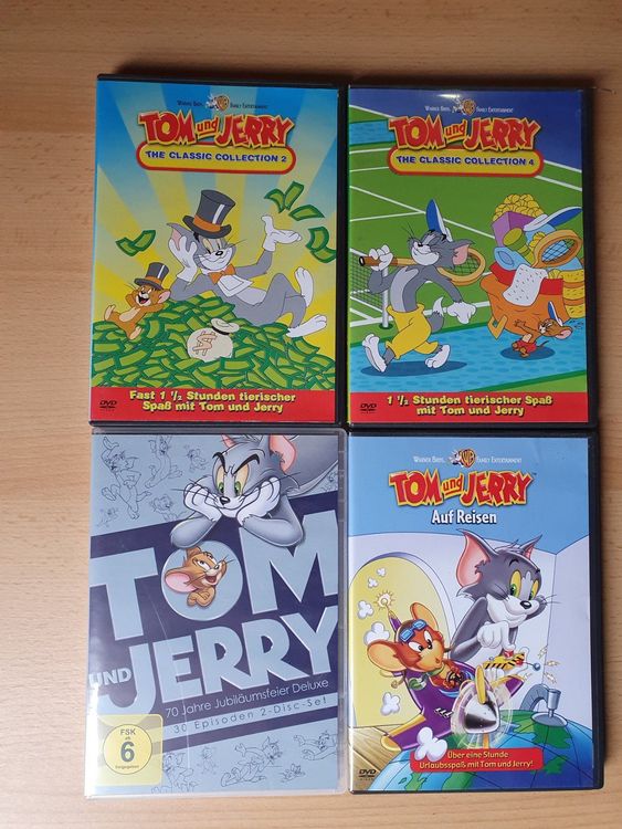 DVD Tom und Jerry - 4 DVD's (Gebraucht) in St. Margarethen TG für CHF 9 ...