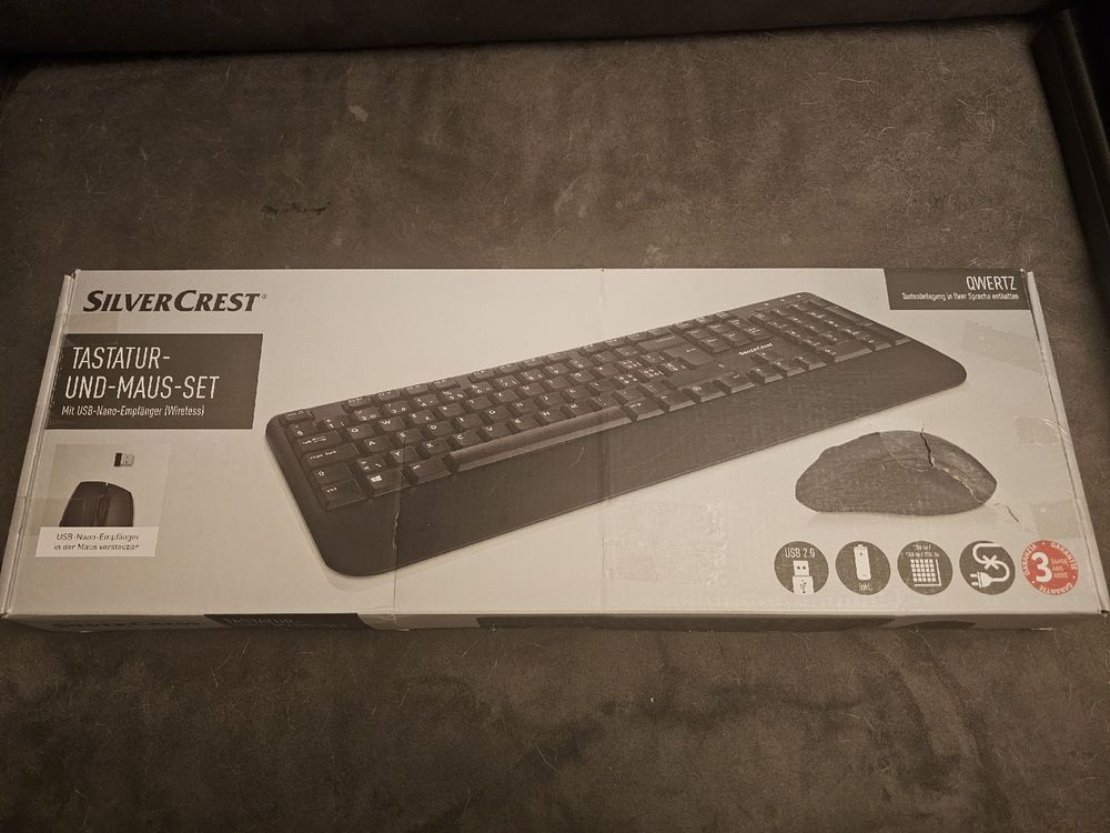 SilverCrest Tastatur- und Maus-Set, QWERTZ (Neu (gemäss Beschreibung ...