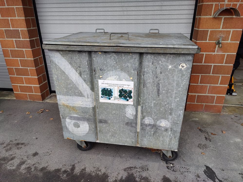 Abfallcontainer Kehrichtcontainer, gebraucht Nr.2 (Gebraucht) in Gontenschwil für CHF 61 – nur ...
