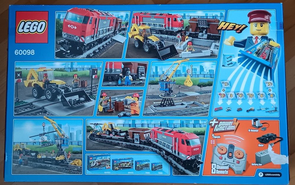 Lego City 60098 Schwerlastzug / Eisenbahn (Gebraucht) in Montlingen für ...