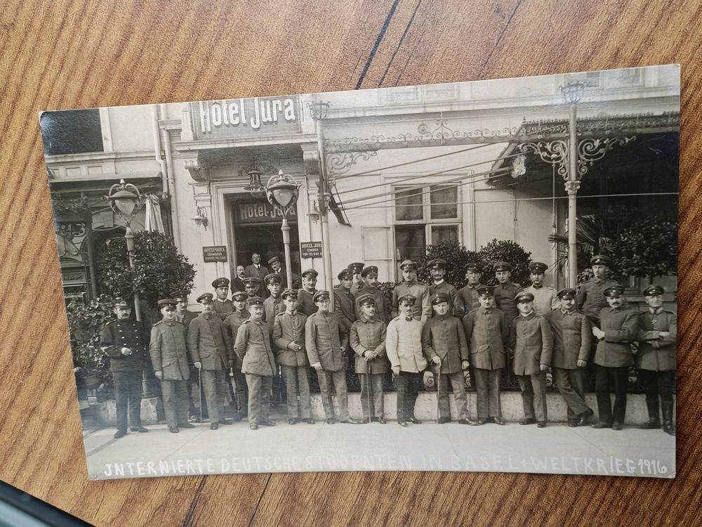 Photo Karte / Internierte Deutsche Studenten in Basel - 1916 (Gebraucht) in Brugg AG für CHF 25 ...