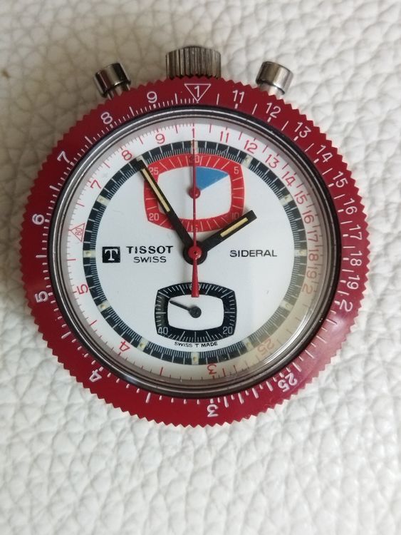 Tissot Sideral Chronograph Bullhead 1972ca. (Neu (gemäss Beschreibung ...