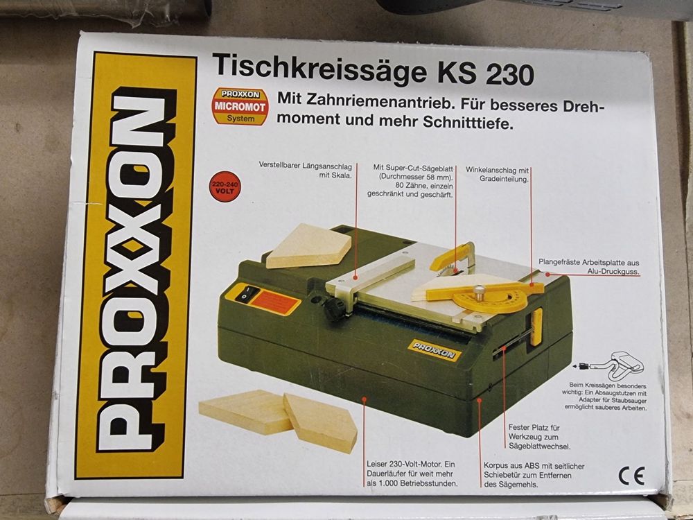 Proxxon KS230 mit neuen Sägeblätter (Gebraucht) in Wolfwil für CHF 100 – mit Lieferung auf ...