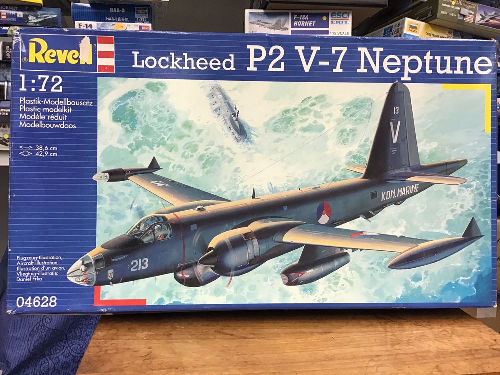 Revell Lockheed P2 V-7 Neptune 1:72, Kunststoffmodell 54 (Neu (gemäss ...