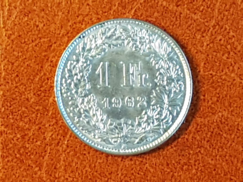1 Franken 1962 Silber kaum zirkuliert | Kaufen auf Ricardo
