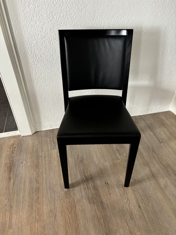 Horgenglarus Esszimmerstuhl Schwarz Leder Swiss Made (Gebraucht) in Nussbaumen AG für CHF 100 ...