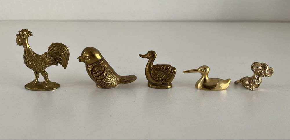 5 Stk. Messing Figuren / Tiere | Kaufen auf Ricardo