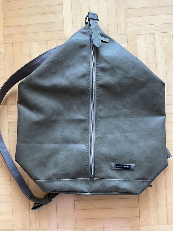 Freitag Rucksack Tasche Reference R123 Woolf olivgrün neu (Neu (gemäss Beschreibung)) in ...