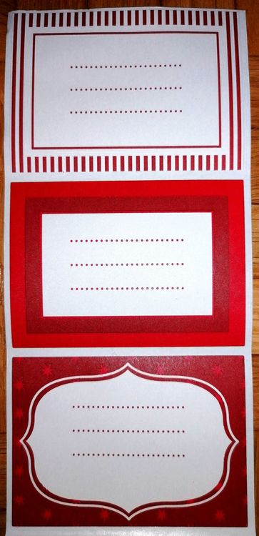 9x Etiketten für Weihnachtsgeschenke (Gebraucht) in Glattbrugg für CHF 1 – mit Lieferung auf ...