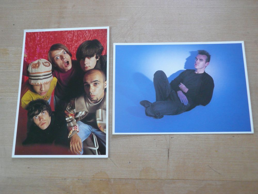 2 Vintage Postkarten - THE STONE ROSES - MORRISSEY (Neu (gemäss ...