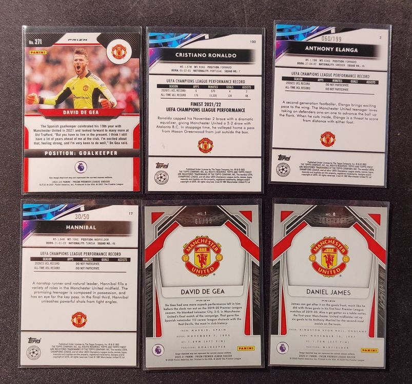 Panini / Topps Manchester United Lot mit Ronaldo & Numbereds | Kaufen ...