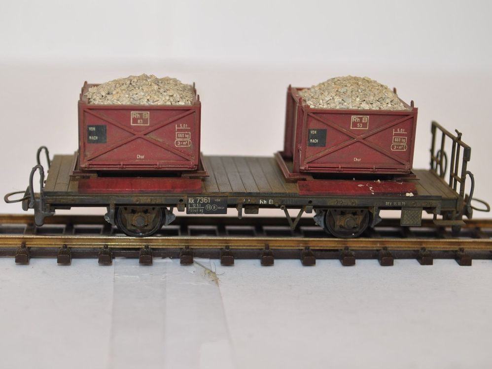 Bemo Behälterwagen RhB (MJT045) (Gebraucht) in Aarwangen für CHF 26 ...