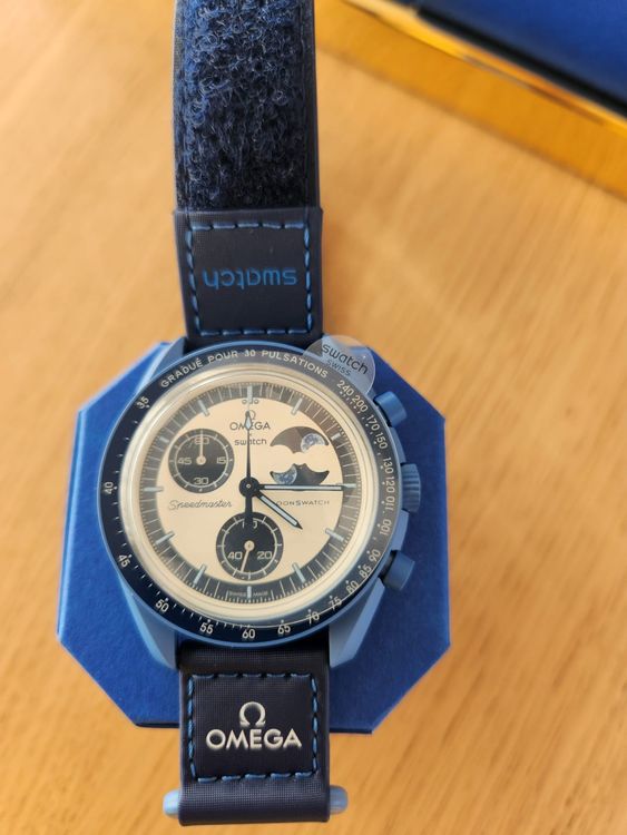 Omega & Swatch Super Blue moon | Kaufen auf Ricardo