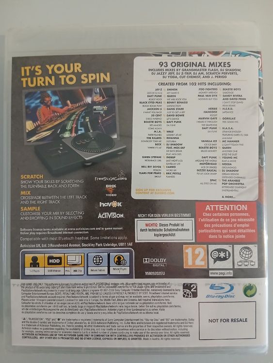 PS3 - Dj Hero (Neuware) (Neu und originalverpackt) in Aesch BL für CHF ...
