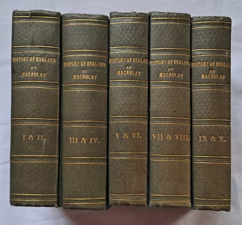 History of England Thomas Babington Macaulay 1849 (Gebraucht) in Trogen ...