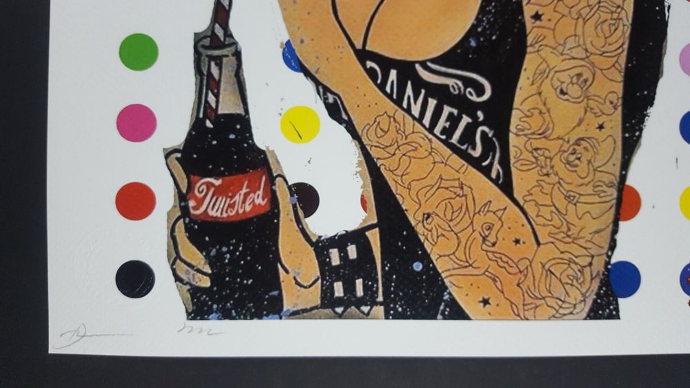 Death NYC Ltd Ed Graffiti Pop Art " Damien Hirst Snow White (Neu ...