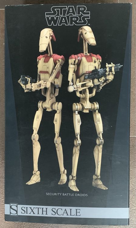 Star Wars-Security Battle Droids/Six Scale- Sideshow | Kaufen auf Ricardo