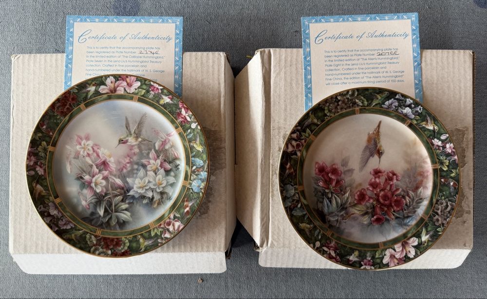 W.S. George Sammler Teller "Kolibri" - Limited Edition! (Neu (gemäss Beschreibung)) in Gurzelen ...