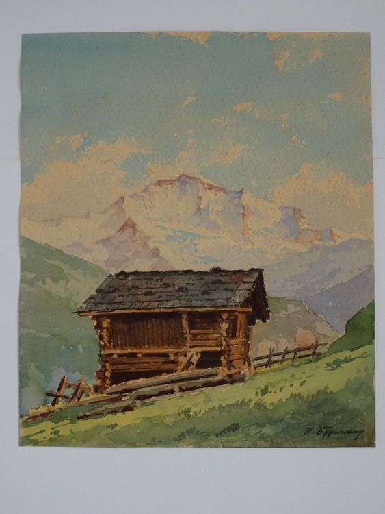 Aquarell (Jungfrau) von Walter Eggimann (Gebraucht) in Zuzwil SG für CHF 8 – mit Lieferung auf ...