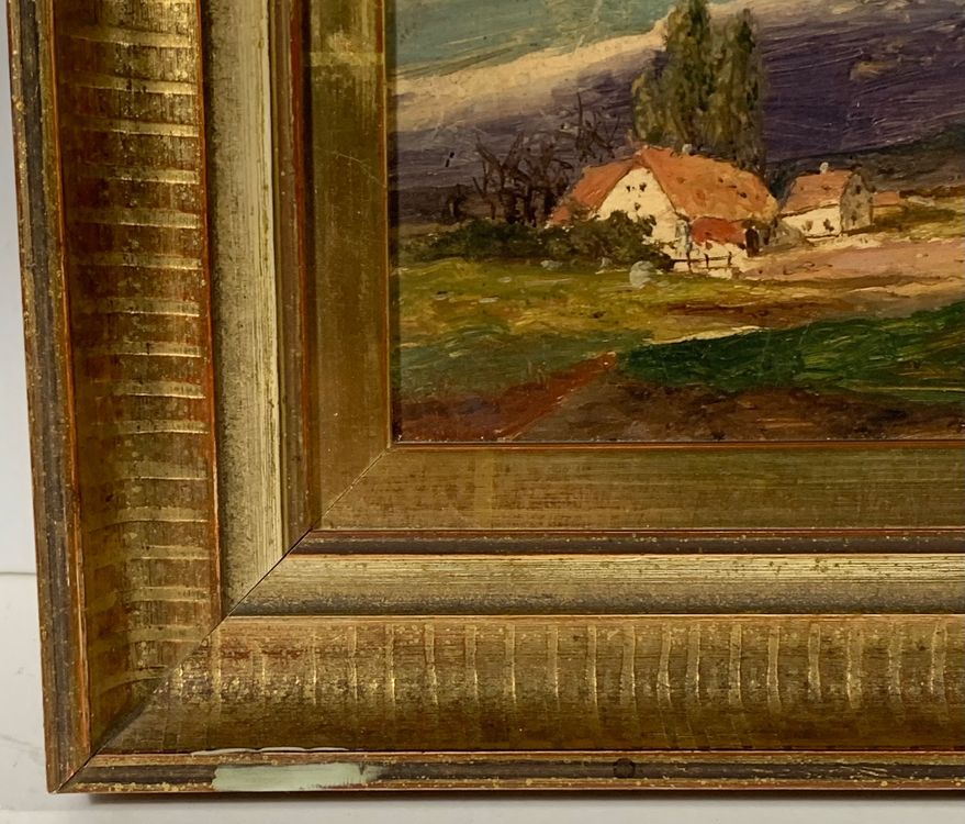 Landschaft Gemälde mit schönem Ansicht | Kaufen auf Ricardo