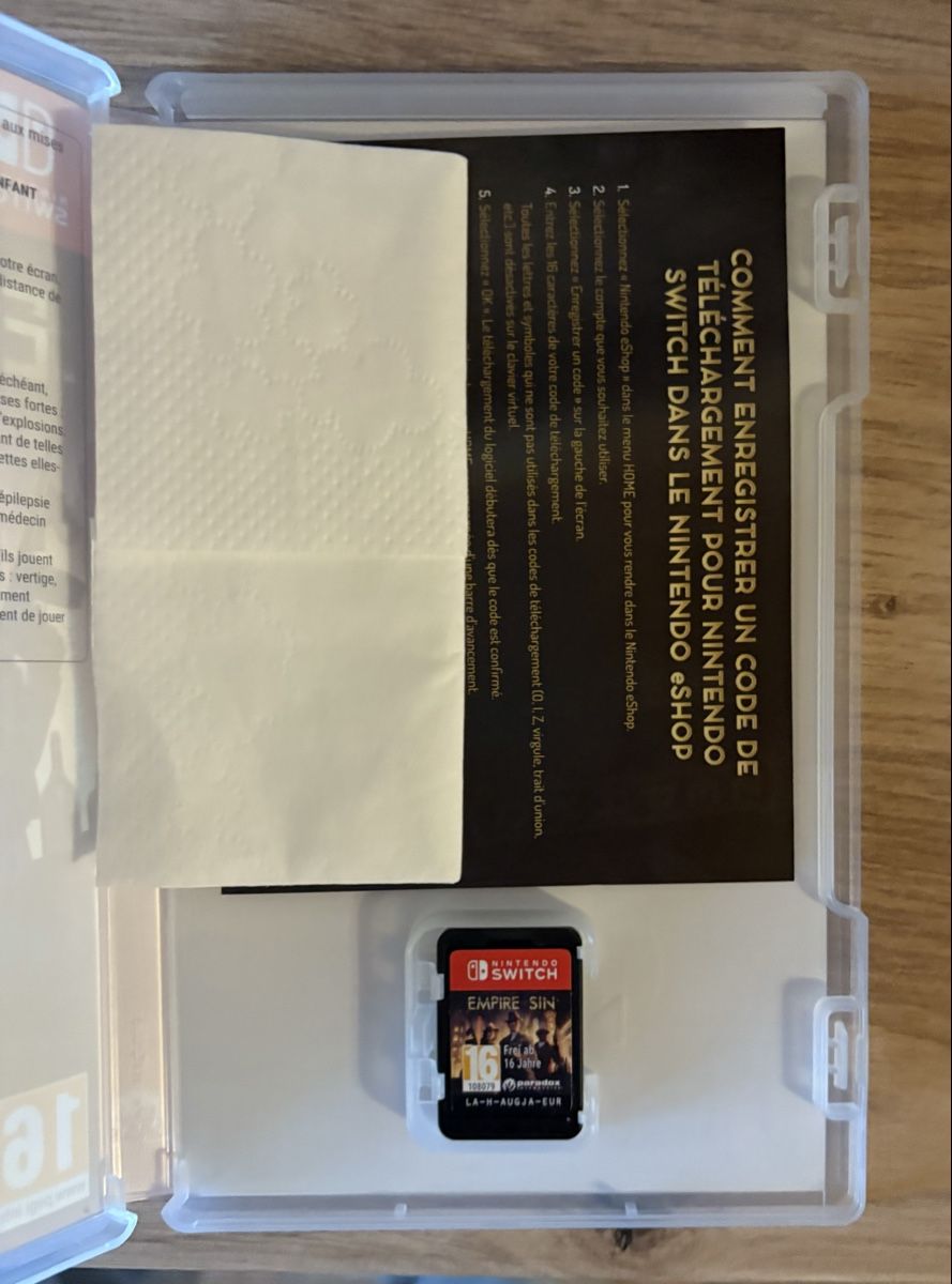 Empire of Sin - Nintendo Switch - Edition Day One! (D'occasion) à ...