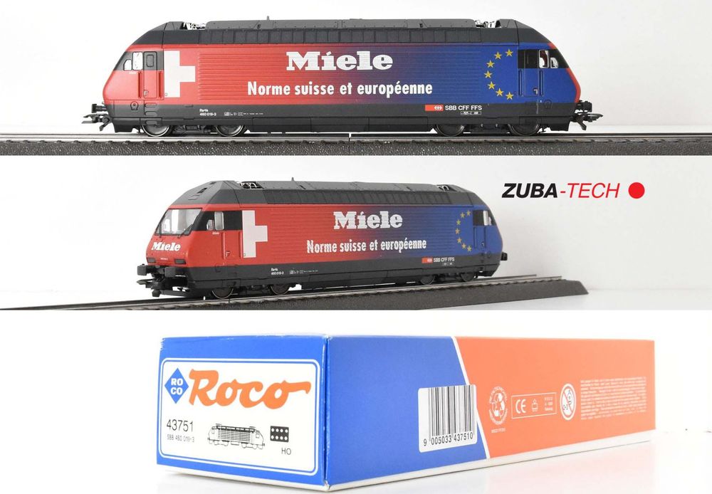 Roco 43751 E-Lok Re 460 Miele SBB H0 GS Analog mit OVP | Acheter sur Ricardo