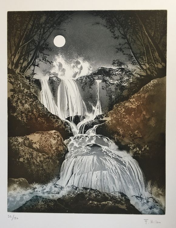 France Hilon "La Saut du Loup" FARBRADIERUNG auf Bütten (Gebraucht) in ...