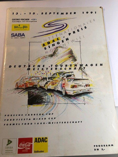 DTM Singen 1991 Programm - absolute Rarität | Kaufen auf Ricardo